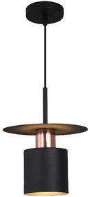 Toolight Závěsné svítidlo s APP1145-1CP Black Rose Gold