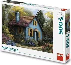 DINO Puzzle Modrý domeček / 500 dílků / od 10 let