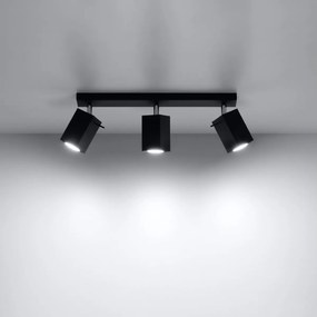 Sollux Lighting Stropní svítidlo MERIDA 3 černé