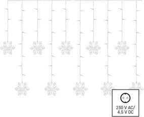 LED vánoční závěs EMOS DCGW13 vložky 150x55cm vnitřní použití studená bílá s časovačem