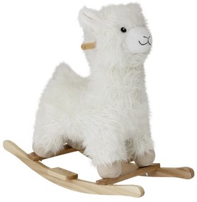 Bloomingville Mini Houpací hračka Kinto, Lama, bílá, polyester - 82046235