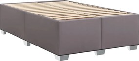 Rám postele šedý 120 x 200 cm umělá kůže 3284554
