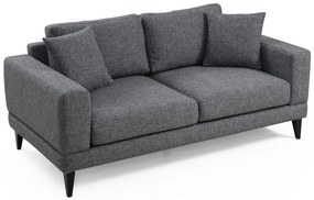 Hanah Home Dvoumístná pohovka NORDIC šedá 180 cm 560ARE1504