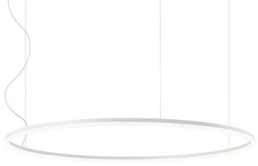 REDO Group 01-1716-DALI Orbit direct, závěsné kruhové svítidlo, 76W LED 3000K stmívatelné DALI, bílá, prům. 120cm