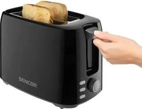 SENCOR STS 2607BK černá / Topinkovač / 750 W / 2 sloty
