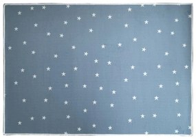 Vopi | Kusový koberec Hvězdička modrá - Kulatý průměr 80 cm