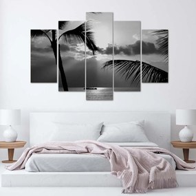 Gario Obraz na plátně Na břehu moře - 5 dílný Rozměry: 100 x 70 cm