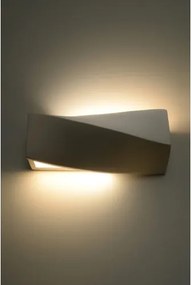 Nástěnné keramické svítidlo SOLLUX Sigma mini E27 1x60W bez zdroje SL.0229 bílá