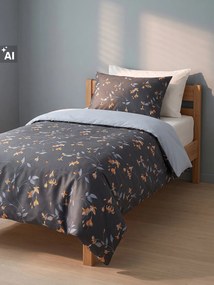 Sinsay - Květovaný povlečovací set - zelená