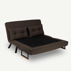 Atelier del Sofa 2-místná pohovka Sando 2-Seater - Brown, Hnědá