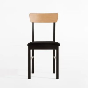 Dřevěná židle SIVA černá