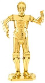 3d puzzle metal earth 3d puzzle star wars: c-3po (zlatý)