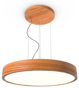 Dřevěné svítidlo kruhové woodLED Round  Dřevěné svítidlo kruhové Woodled Round Dřevodekor: Třešeň Evropská, Průměr: 850 mm, Teplota chromatičnosti:…