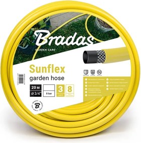 BRADAS Zahradní hadice 20m, 3/4" SUNFLEX