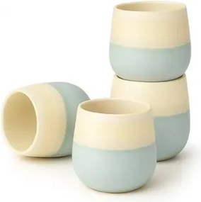 Goodwei Fuji Blue / Sada keramických šálků / 4 ks / 200 ml