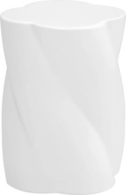Keramická spirálová stolička Outsunny s nosností 120 kg Ø33 x 45 cm, odolná vůči povětrnostním vlivům, zahradní stolička s víkem, vedlejší stůl, květi