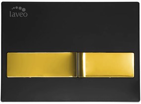 Laveo Laveo, závěsný set pod omítku Akan + závěsná WC mísa Desna s toaletním sedátkem z duroplastu, Vortex splachování, bílá lesklá, LAV-SETDESNAGD