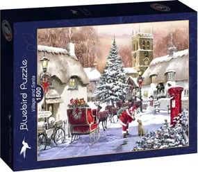 BLUEBIRD Puzzle Santa na vesnici / 1500 dílků / 85 × 61 cm