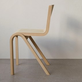 AUDO (MENU) Židle Ready Chair, Natural Oak / Hallingdal 65