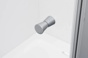 BETA Chrom 60 Čiré Sprchové dveře do niky dvoukřídlé