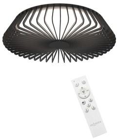 Mantra 7968 Himalaya, černé stropní svítidlo s dálkovým ovladačem LED 56W 2700K-5000K, průměr 53cm