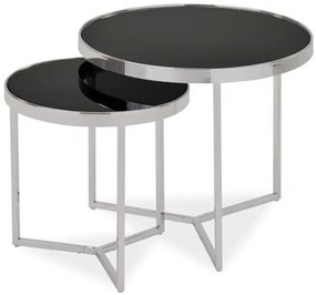 Konferenční stolek Danae (černá + chromová). 1050091