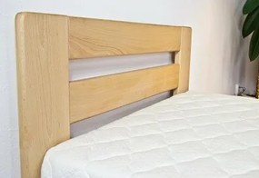Postel Postelia BRUSSEL 100x200 cm, Buk - Jednolůžko dřevěná postel z masivu o šíři 4 cm