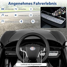Costway 12 V Dětské elektrické auto s dálkovým ovládáním a měkkým startem