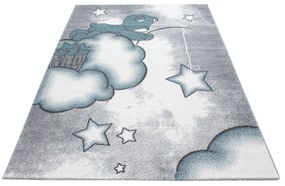 Ayyildiz Dětský kusový koberec KIDS 0580, Modrá Rozměr koberce: 140 x 200 cm