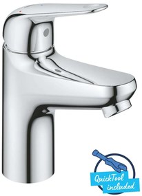 Grohe Swift - Umyvadlová baterie s výpustí Push-Open, studený start, chrom 24323001