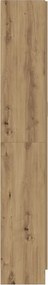 Skříň dub artisan 82,5 x 30,5 x 185 cm kompozitní dřevo 3318717