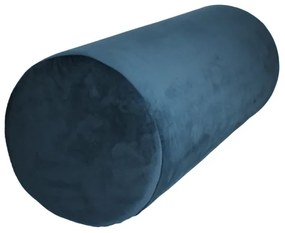 Polštář kulatý Elegance 25x60 cm - Modrá