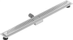 Mexen Flat nerezový sprchový žlab 80 cm vzor M09, 1028080-15