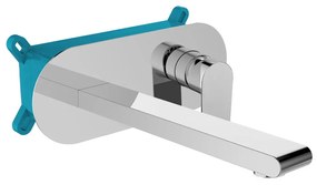 Mereo Viana jednocestná podomítková baterie s ramínkem a oválným krytem mosaz chrom CBE60105BU