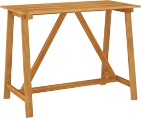 vidaXL Zahradní barový stůl 140 x 70 x 104 cm masivní akáciové dřevo [312409] Barva: Hnědá