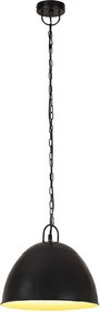 Industriální závěsné svítidlo 25 W černé kulaté 31 cm E27 320548