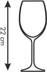 TESCOMA Sklenice na červené víno CHARLIE 450 ml, 6 ks