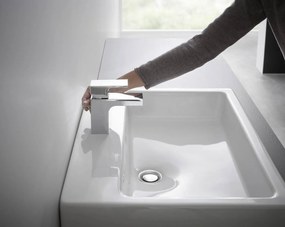 Hansgrohe Vernis Shape, umyvadlová baterie s výpustí, EcoSmart, chromová, 71560000