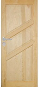 Archo - Dřevěné dveře dýhované z borovice Fresno 105504