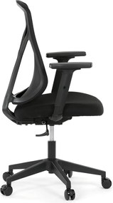 Ergonomická kancelářská židle NOMI - černá síťovina