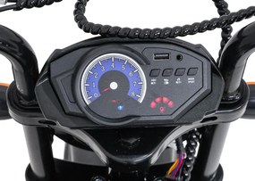 Elektrická motorka SUPERMOTO černá