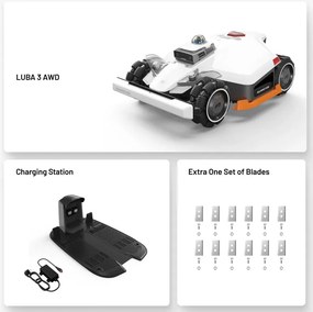 Mammotion (LUBA a YUKA) Robotická sekačka Mammotion LUBA 3 AWD 1500 1 500 m 2