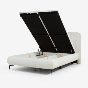 Postel boxspring VALO bílá 140x200