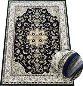 BE Koberec Shahrazad 4800 NAVY – námořnicky modrý, obdélníkový Rozměr: 60x100 cm
