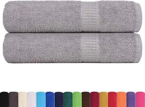 Ručníky FROGN 2 ks šedé 50x100 cm 360 g/m² 136830