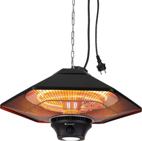 Blumfeldt Heat Hexa, infračervený ohřívač, 800/1200 W, halogen, IP34, LED, černý