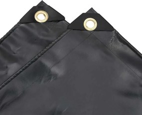Plachta antracitová 2 x 3 m 650 g/m² 156082