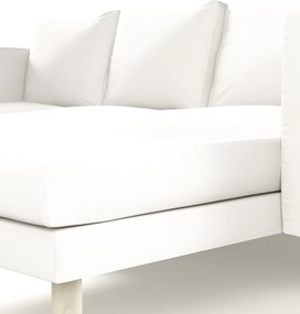 Potah na pohovku IKEA Norsborg 3-místná se šezlongem barva bílá