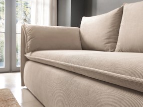 PCo Pohovka GRANADA, 218 cm Barva látky: Černá (Riviera 100)