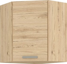 BORDEAUX bb | horní kuchyňská skříňka 58x58 GN-72 1F rohová s policemi | 58,5x58,5 cm | dub bordeaux